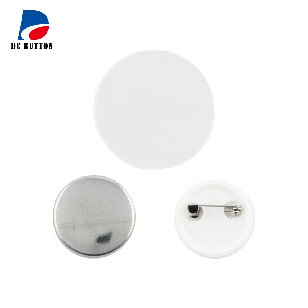 25mm Circular Plastic Metal Bottom Badge Materials DIY Material ...