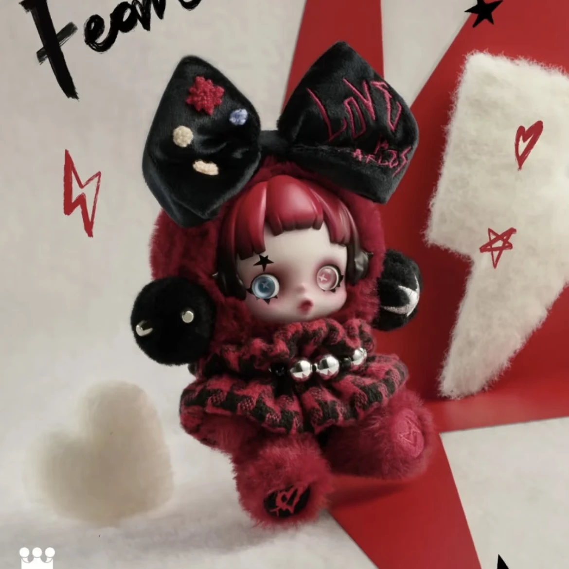 Pop Mart European Skullpanda Stuffed Elevator Limited 6Khz Collection ...