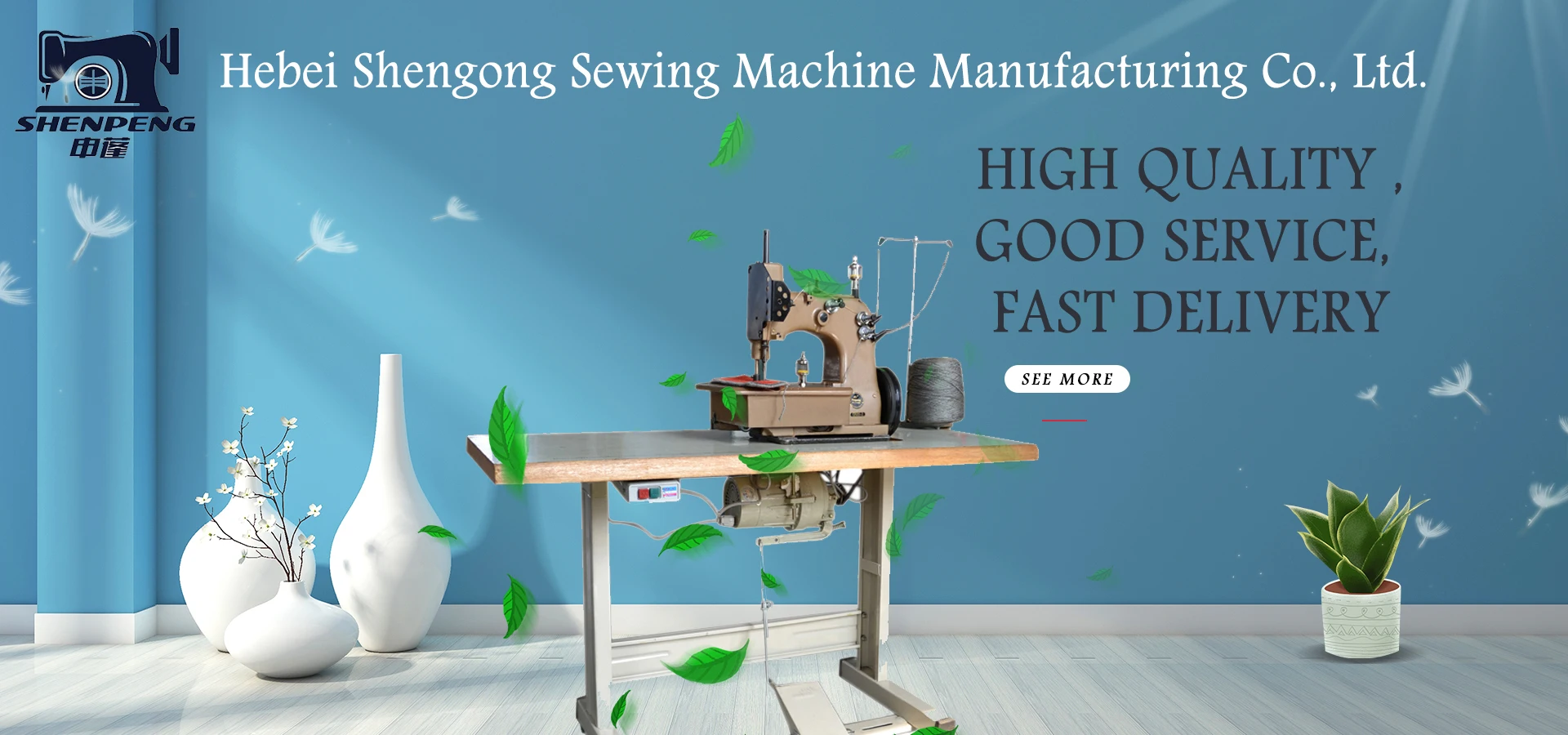 SHENPENG GN20-2A Overlock Sewing Machine with Thread Tension & High ...
