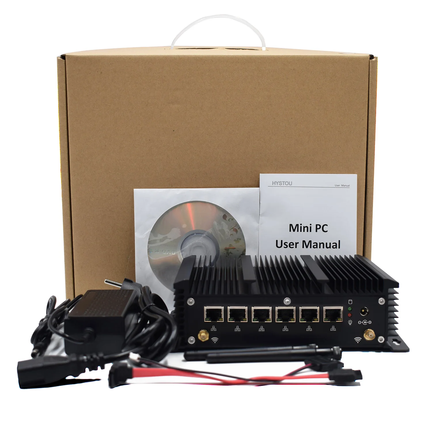 Pfsense Firewall Fanless Industrial Router Mini PC Core I5