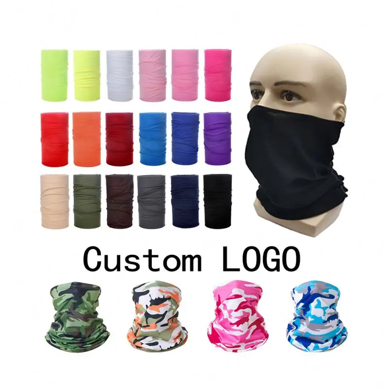 Wholesale Custom Logo Design Printed Buffs for Sports