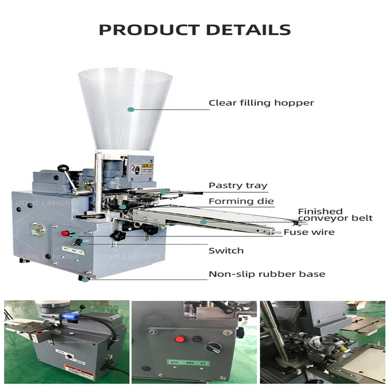 Dumpling Tool Samosa Wrapper Making Machine Dumpling Spring Roll Skin Machine Pancake Making ...