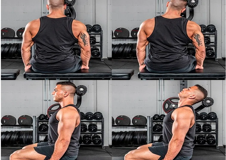 Neck Resistance Trainer for Squat Rack Fitness Equipment