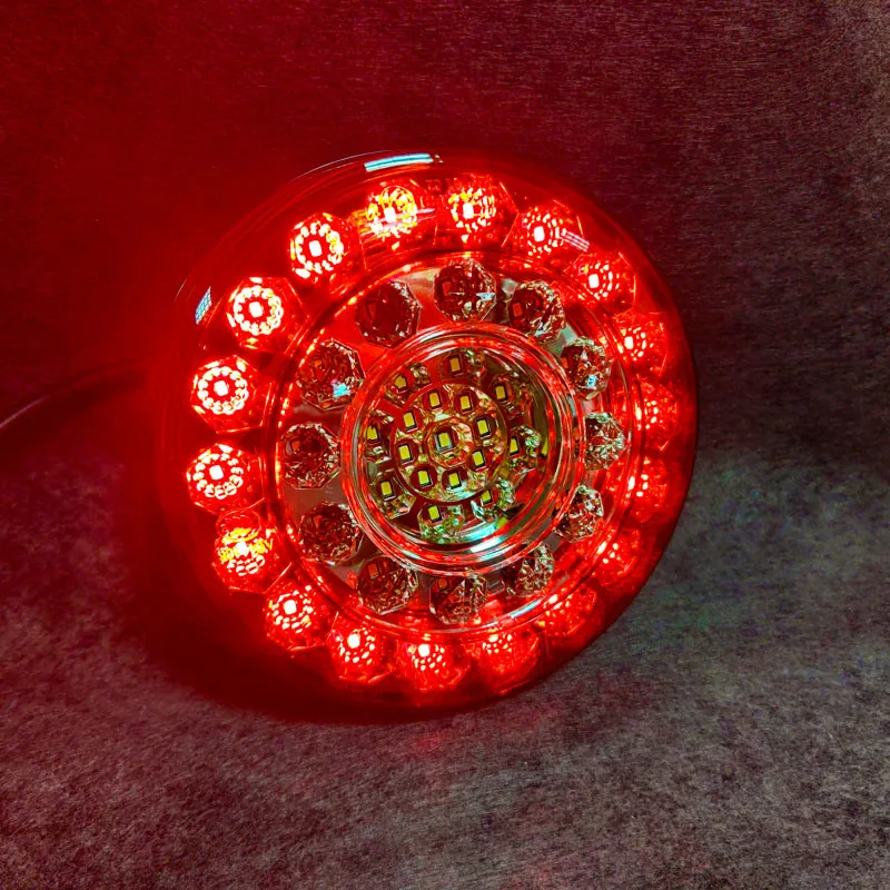 Vehicle 4 Inch Round LED Tail Light for Heavy Truck - K-LITE