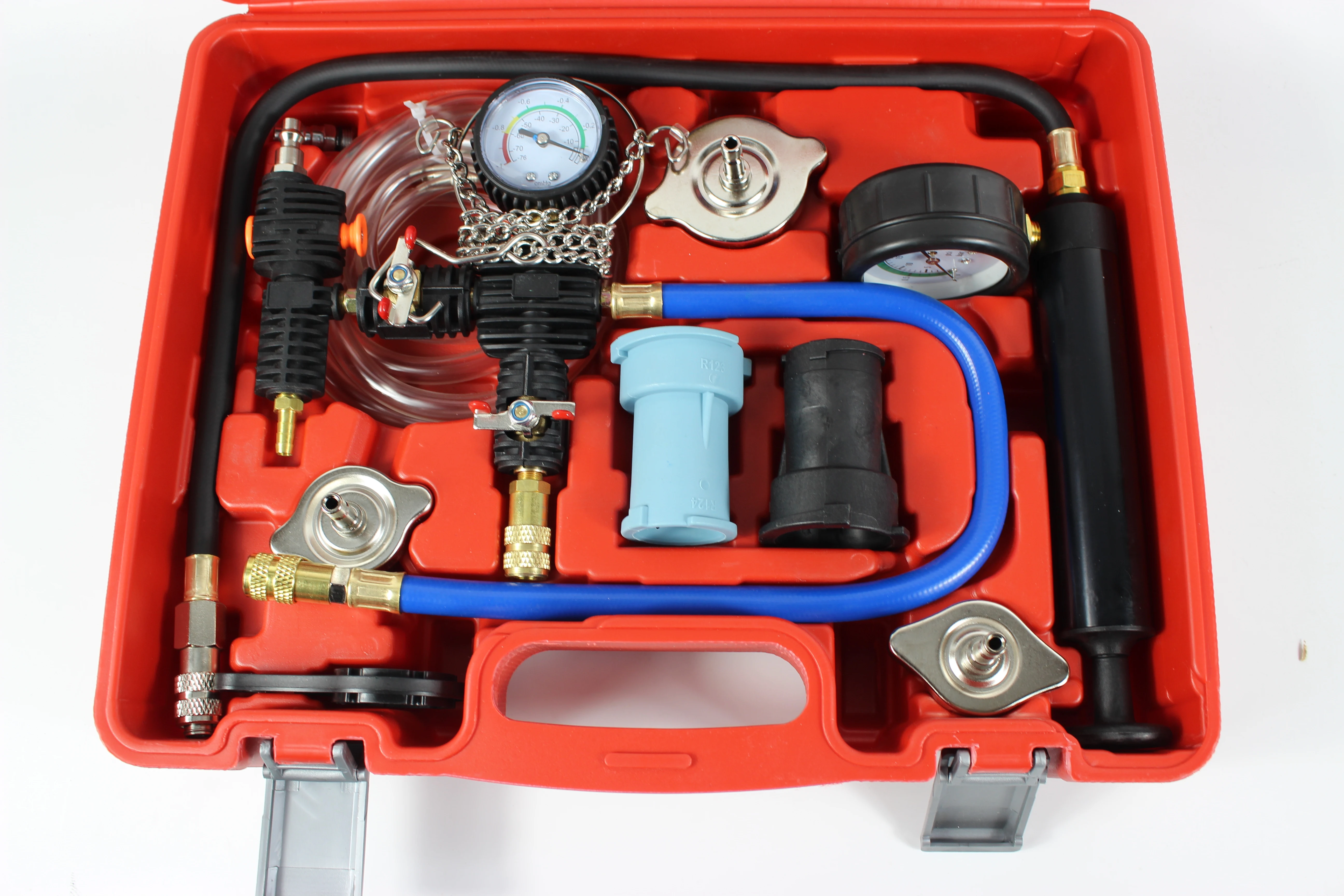 28-Piece Universal Radiator Pressure Tester, Vacuum Type Cooling System ...