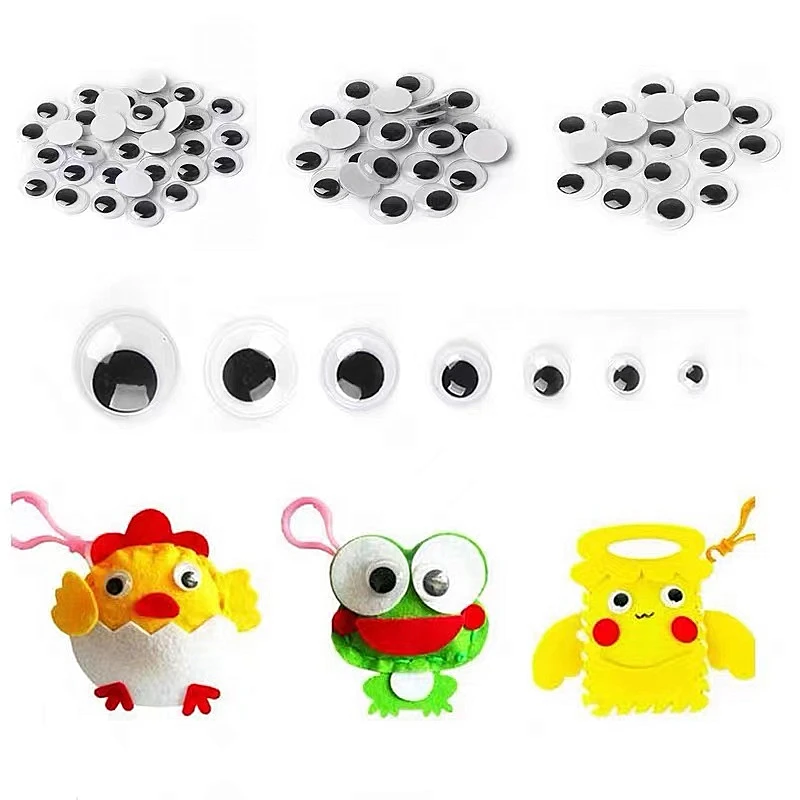 Oval Googly Eyes - Perfect for DIY Projects & Educational Toys