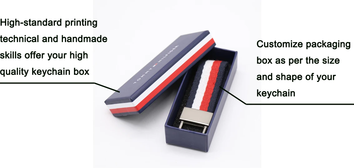 Paper Cardboard Gift Box For Keychain Custom Printed Keychain Packaging ...