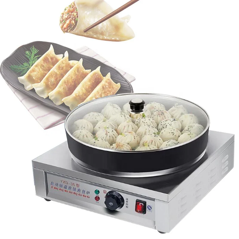 Automatic Cnc Fried Gyoza Cooker Dumpling Pan Electric Fried Fryer ...