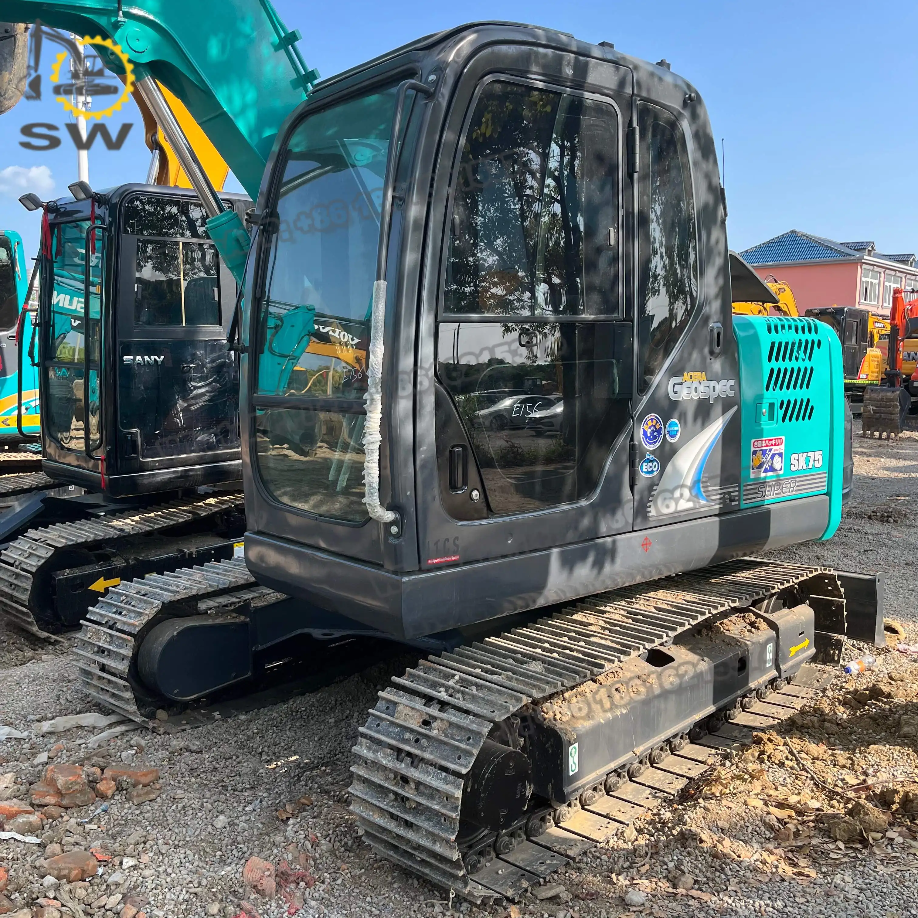 Used Kobelco Sk75 Excavator,Japan Original Used Excavators Sk75 Sk60 ...