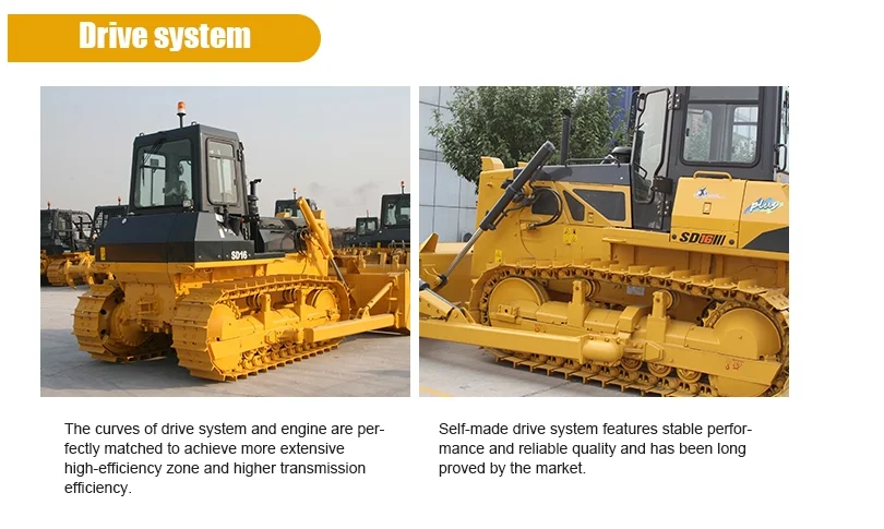 Shantui DH13K Bulldozer - 150HP Crawler for Efficient Dozing