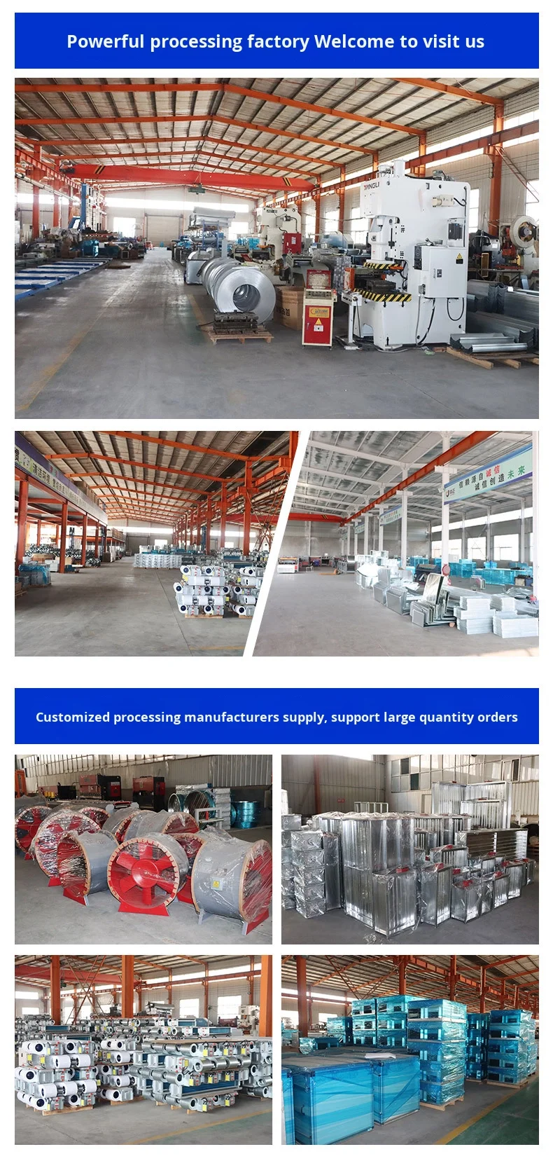 Galvanized Stainless Steel Impedance Composite Muffler Industrial ...