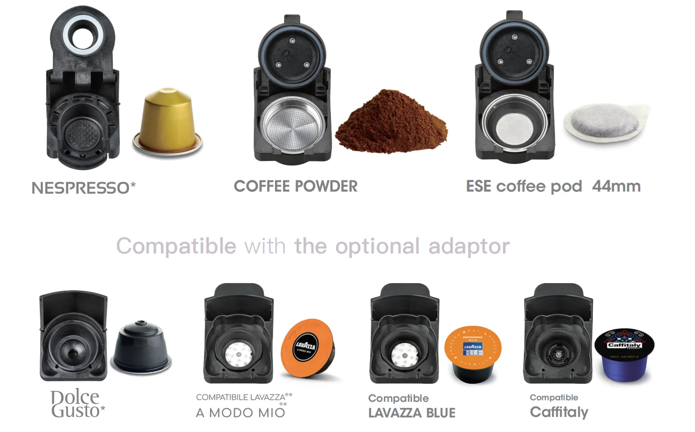 Multi Capsule Coffee Machine Maker 3 In 1 Compatible With Nespresso ...