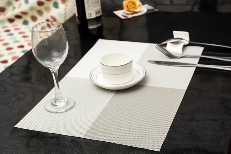 Pvc Table Top Mat Home Deco Restaurant Anti Slip Heat Resistance Dining ...