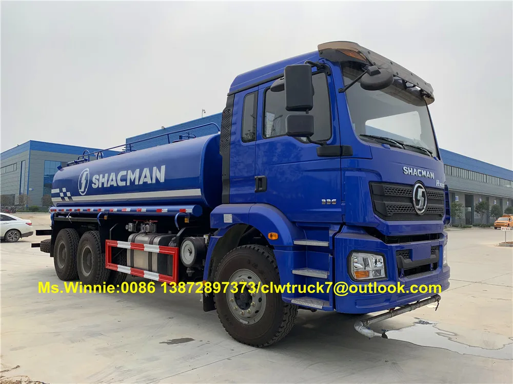Shacman 6x6 Water Tank Trucks/heavy Duty 10 Wheels 20000 Liters Water ...
