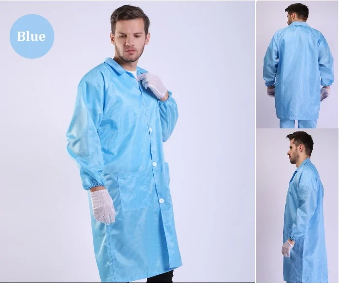 Bata Para Sala Limpia Esd,Ropa De Trabajo Antiestática,Esd - Buy Esd De ...