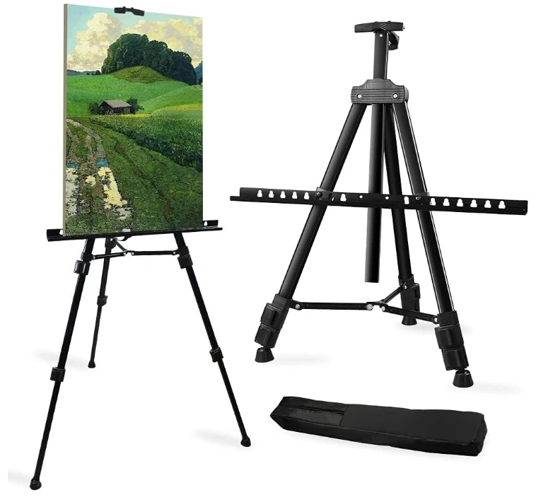 Portable Artist Easel Stand - Adjustable Height Painting Easel with Bag
