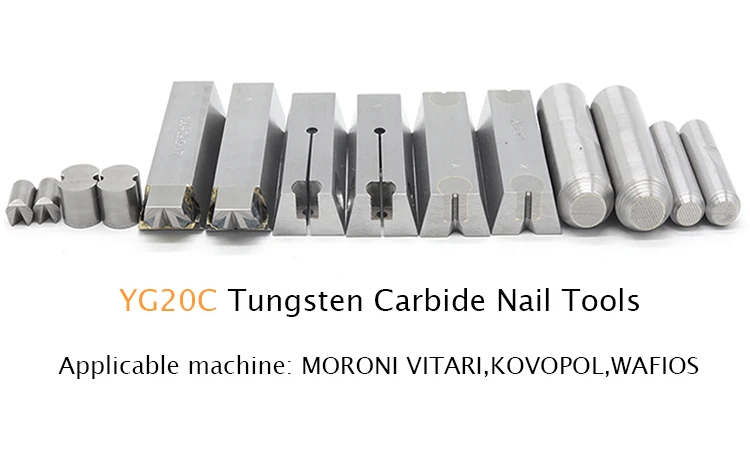 Tungsten Carbide Nail Cutter for Wafios Nail Machine