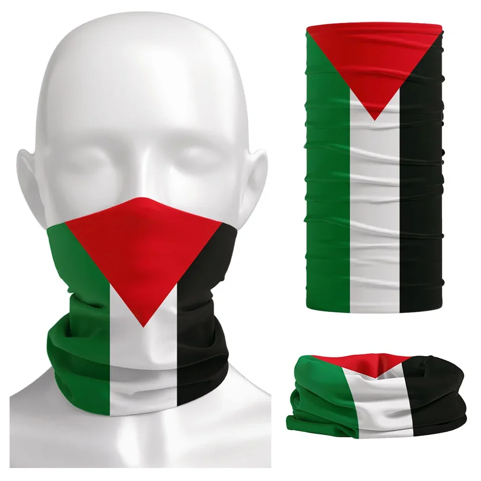 Palestine Scarf Keffiyeh Customised Multifunction Palestinian Flag ...