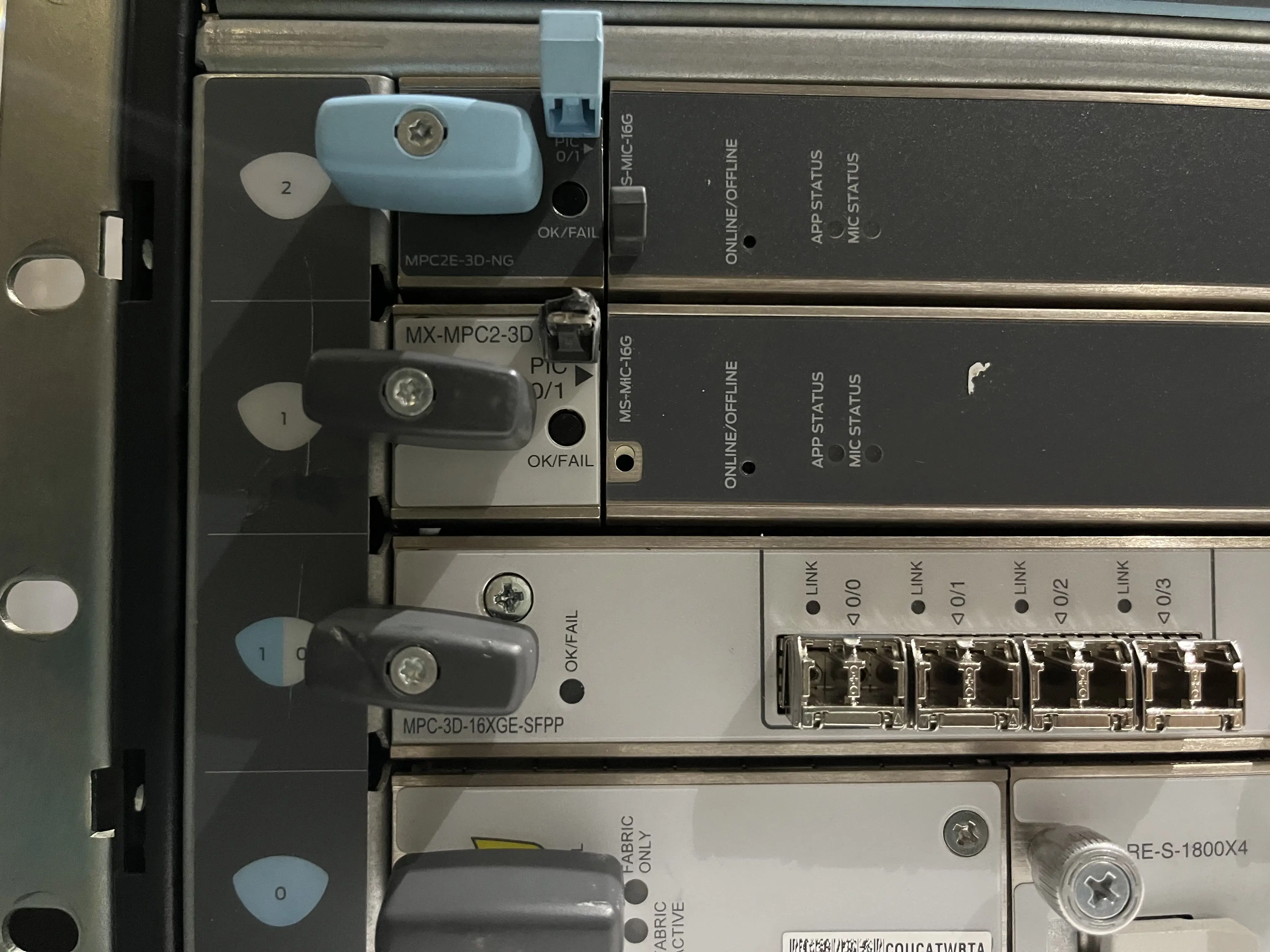 Juniper Router Original Used MPC-3D-16XGE-SFPP for MX240