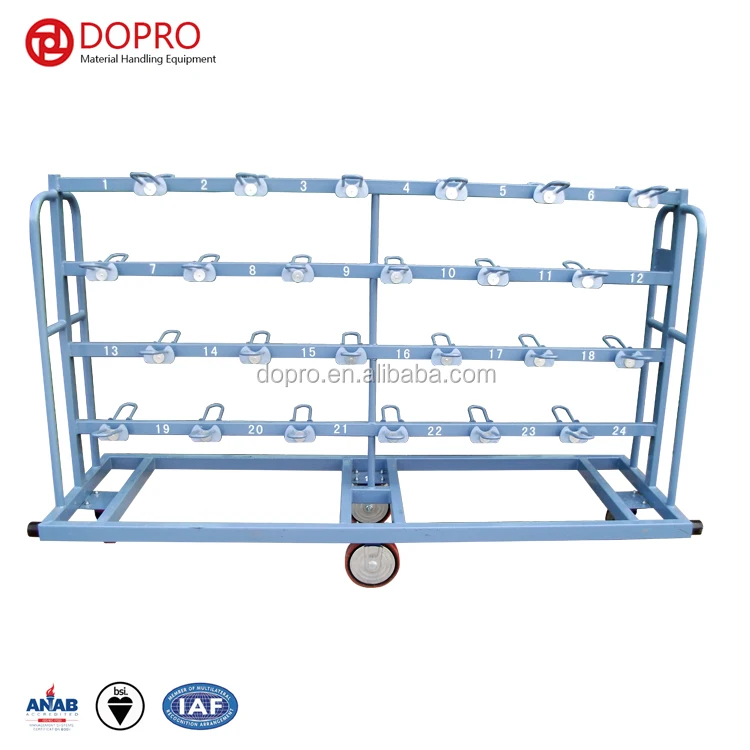 Hight Quality Q235 Steel Warehouse Spinning Coil Car Trolley Pallet ...