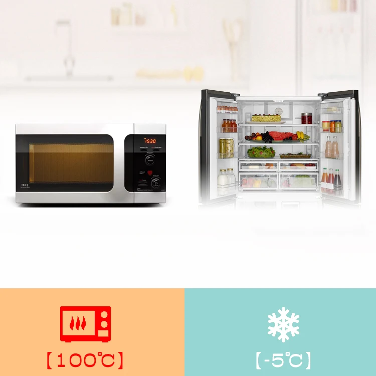 M458 Plastic Disposable 4 Compartment Microwave Food Container