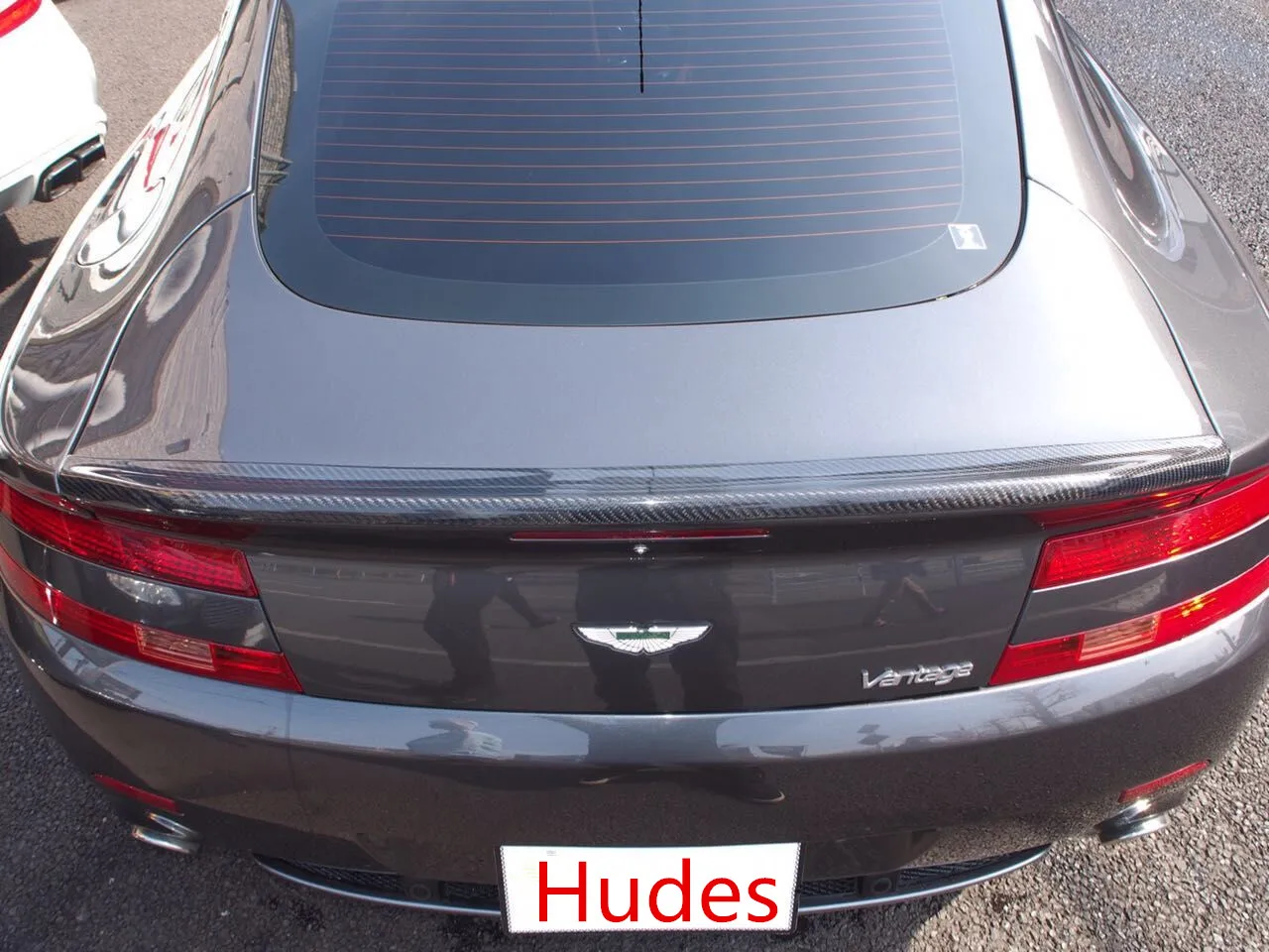 For Aston Martin Vantage V8 Trunk Spoiler Real Carbon - Buy Vantage V8 ...
