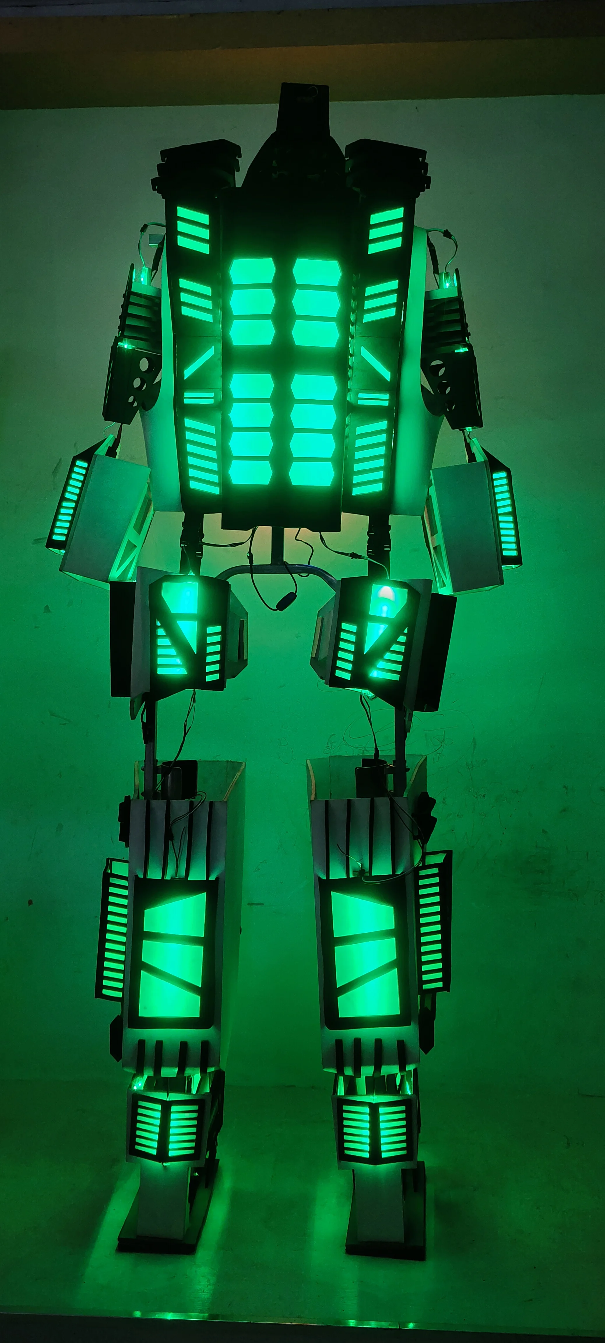 Led Stilts Walker Costume Disfraces Halloween Led Suit Costume Helmet ...