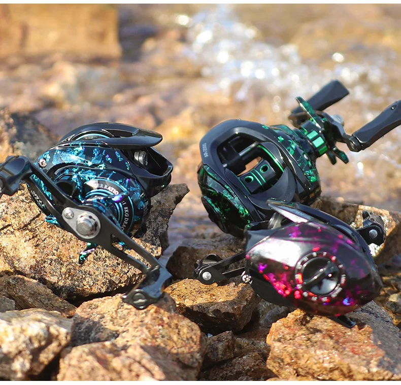 Long-distance Casting Special Black Micro-Object Lua Rod Wheel