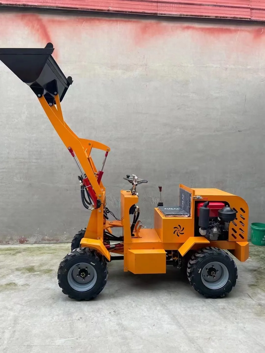 Powerful Engine New Mini Wheel Loaders Diesel Four-wheel Drive Used ...