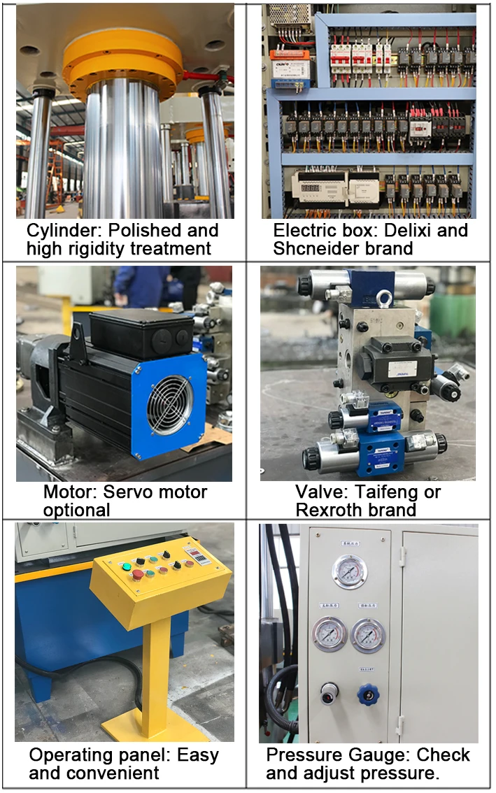 4 Columns Hydraulic Press Machine 150t 200t - Buy 200t Hydraulic Press ...