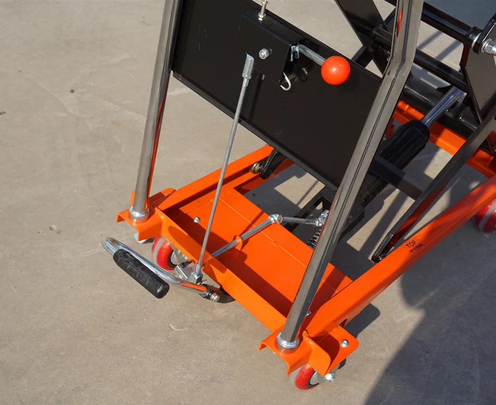 Small Scissor Lift Table - Lightweight Manual Hydraulic