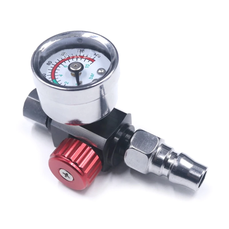 Spray Gun Barometer - Mini Air Regulator for Paint Sprayers