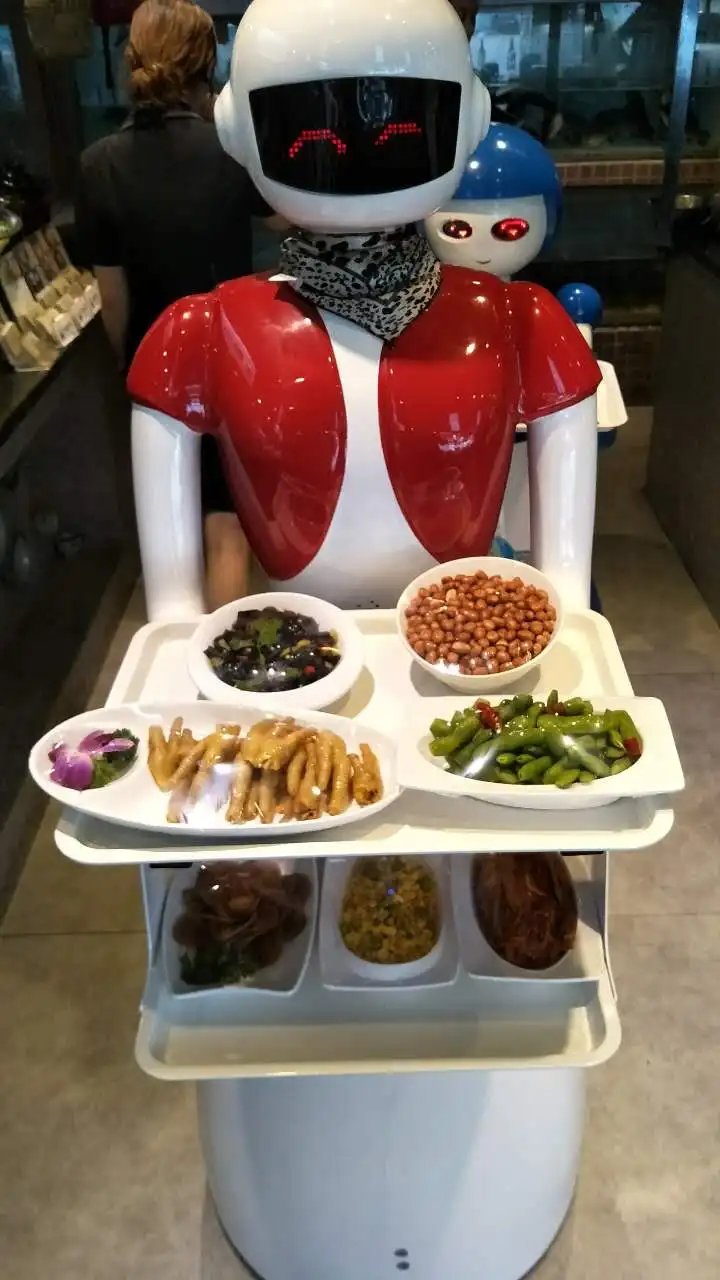 Smart Restaurant Robot Theme Waiter For Hotel - Buy Robot Hotel Waiter ...