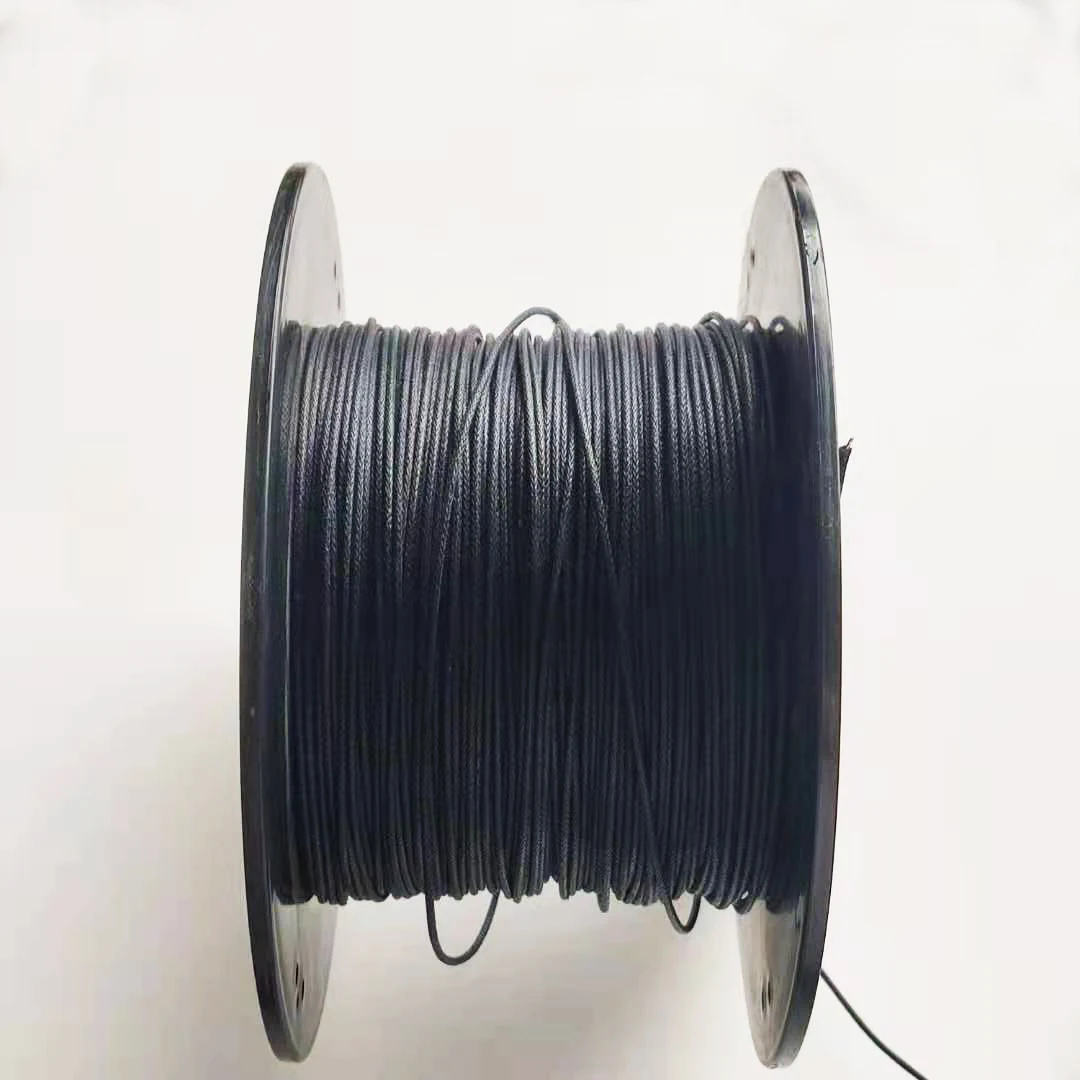 White Black Vintage Push Back Cloth Guitar Pickup Cables One Conductor ...