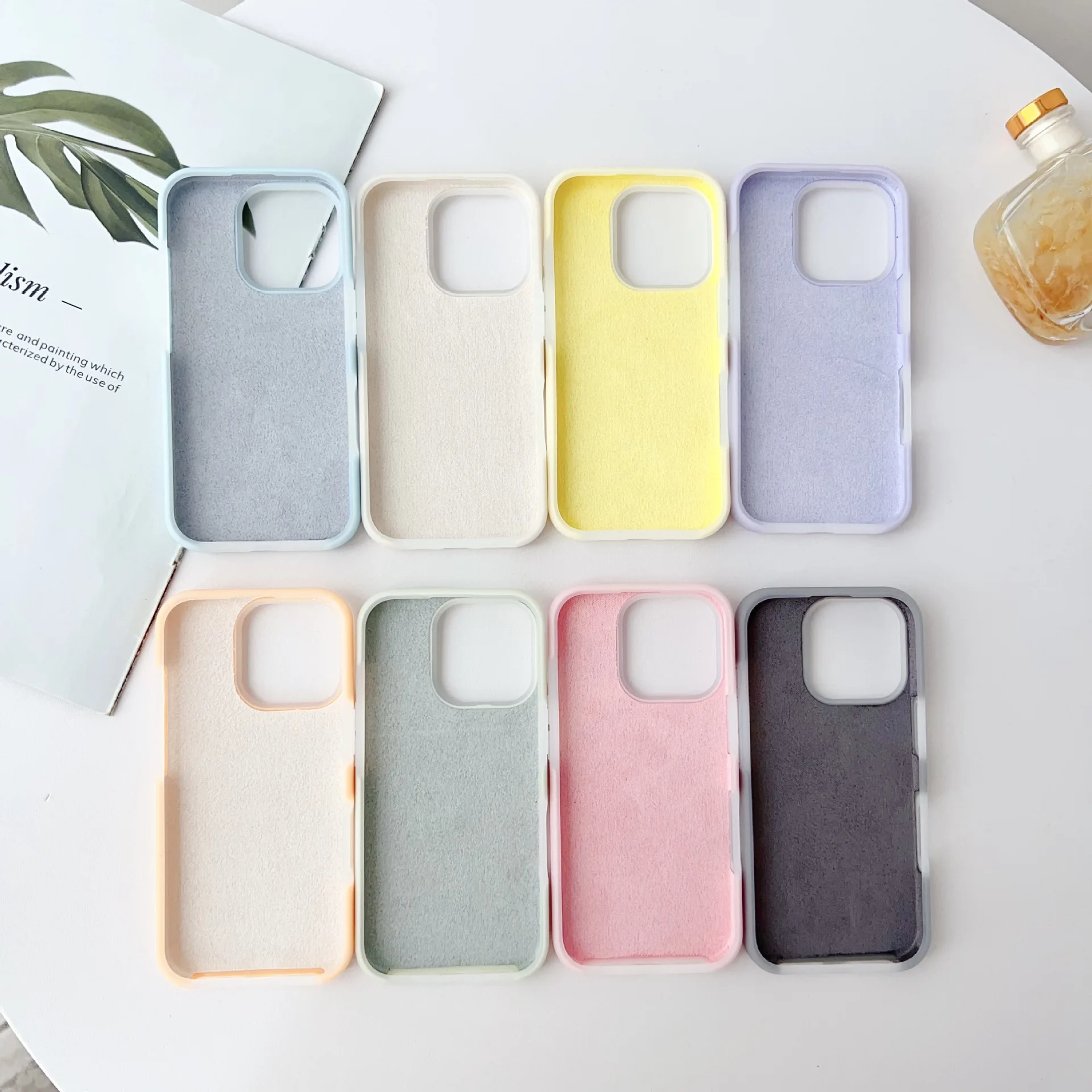 Ins Style Liquid Silicone Ice Jelly Mobile Phone Case for Apple iPhone ...