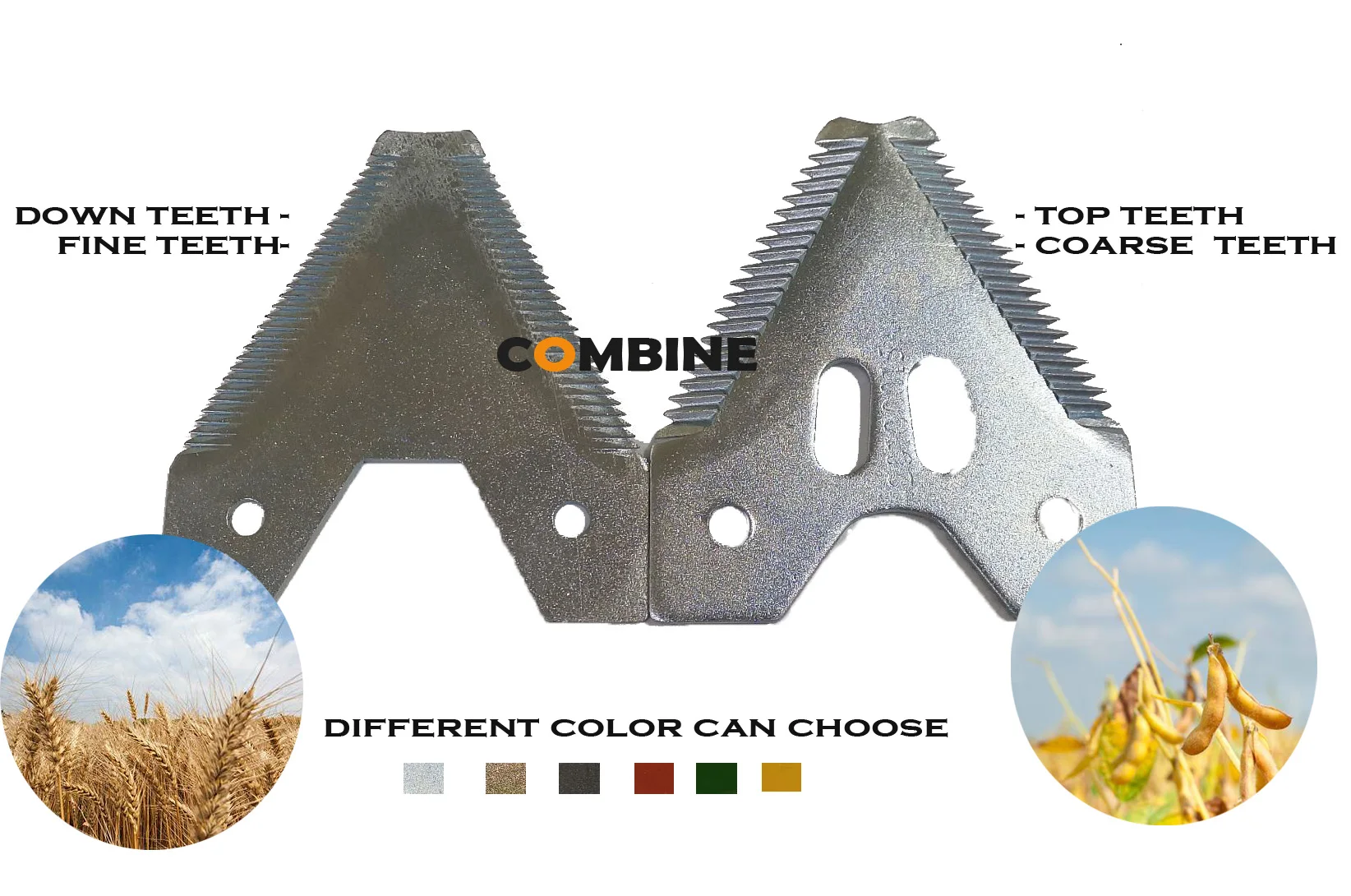 Balde Knife Section 86615988 for Combine Harvester Machinery
