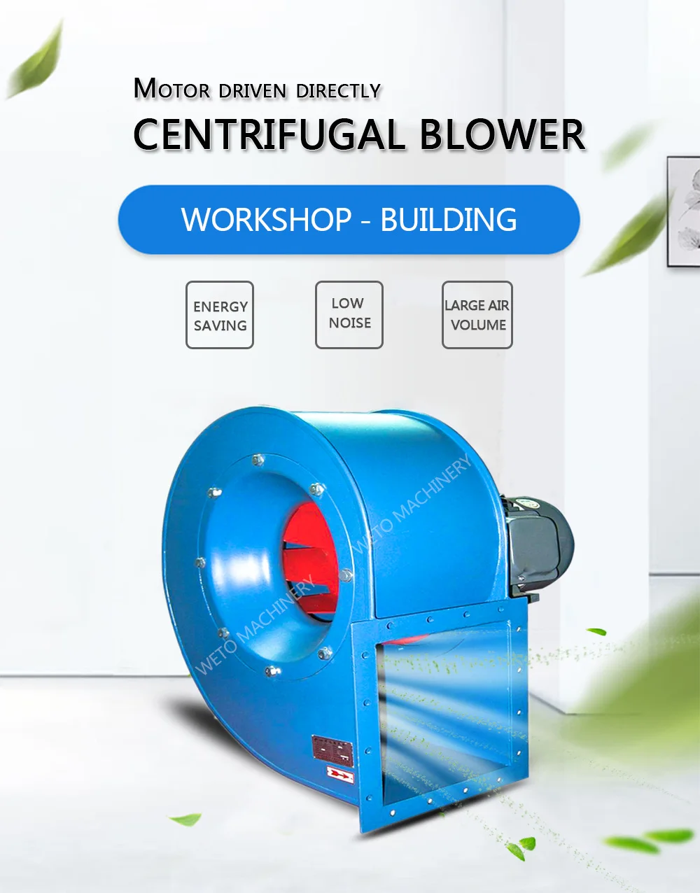 Exhaust Fan 2500 CFM - Heavy Duty Industrial Air Blower