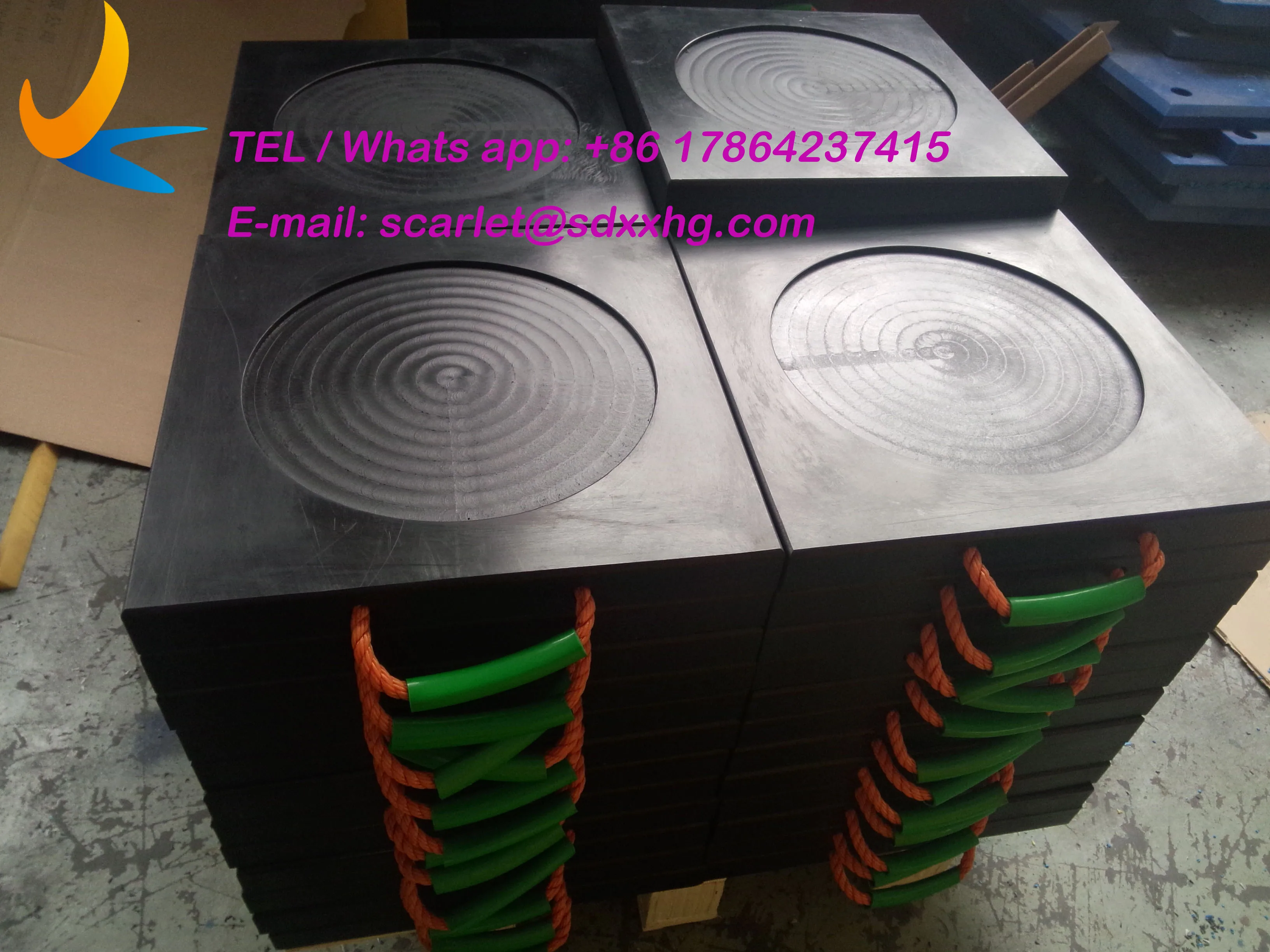 Plastic Crane Foot Support /crane Outrigger Support /outrigger Plates ...