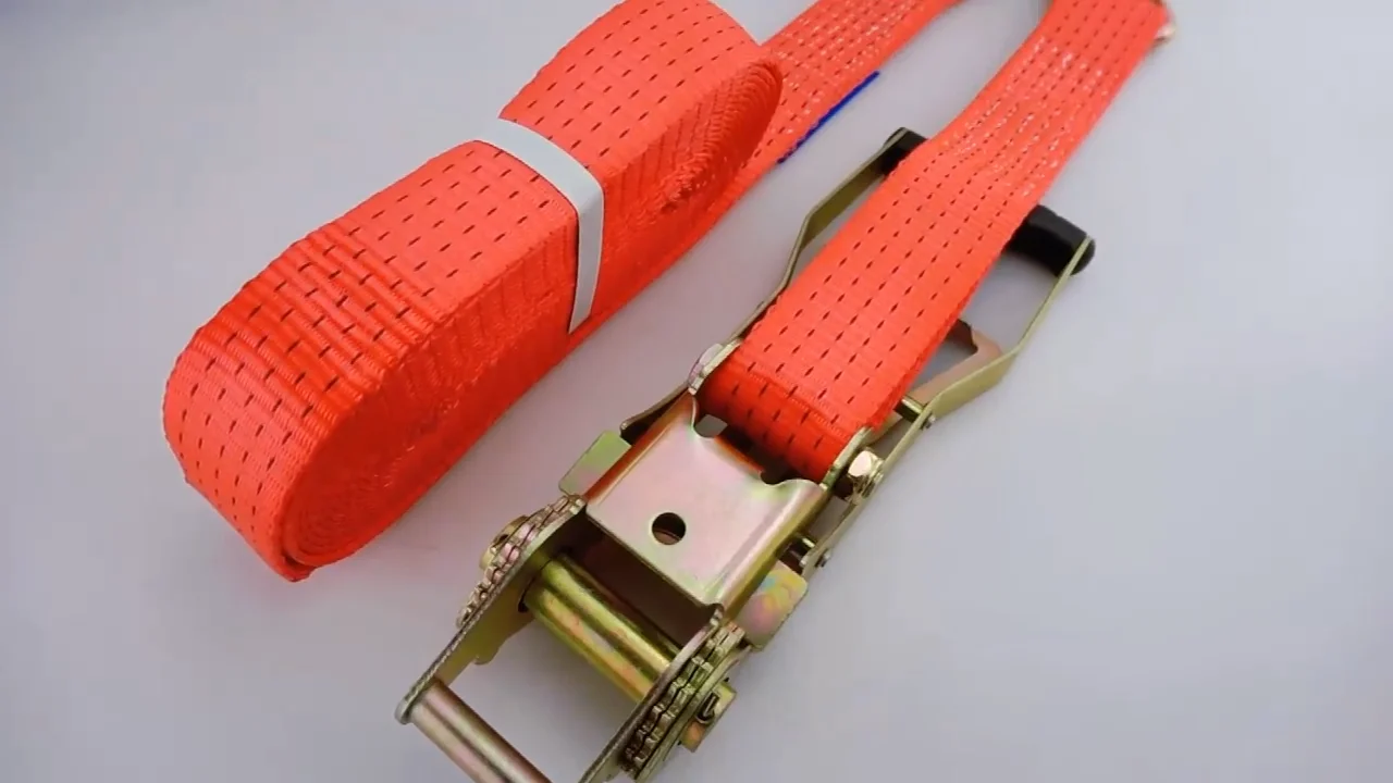 50mm 5000kg Cargo Control Tie Down Strap With Ergo Ratchet Buckle 2 ...