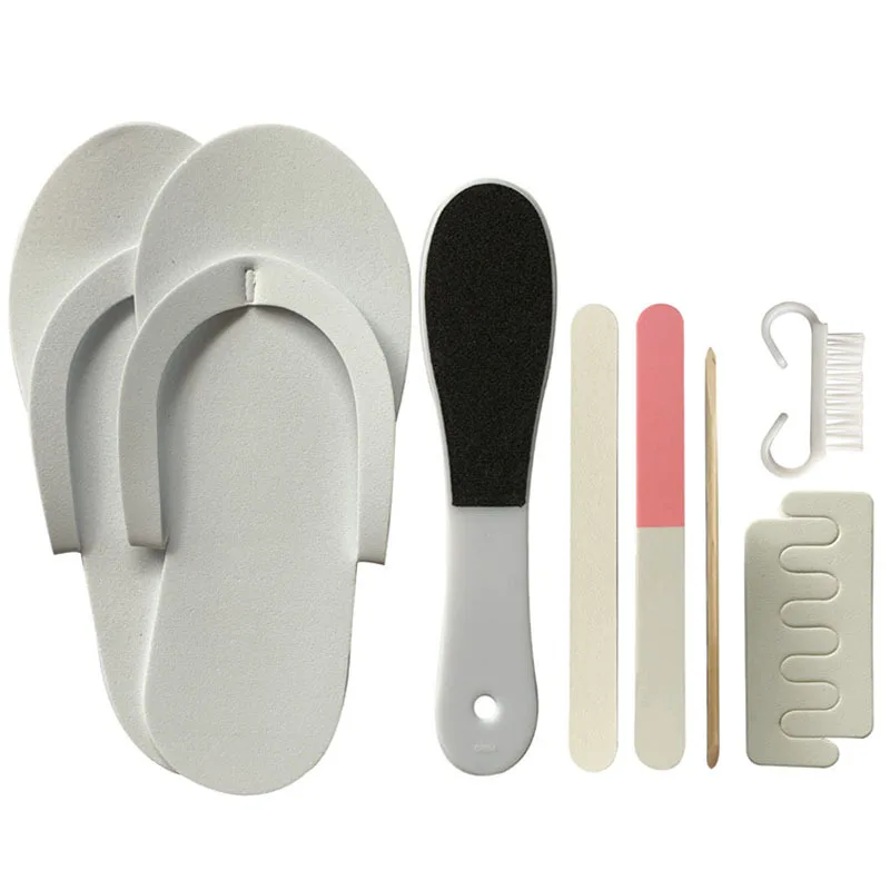 Disposable Plastic Manicure & Pedicure Set for Nail Salons and Hotels ...
