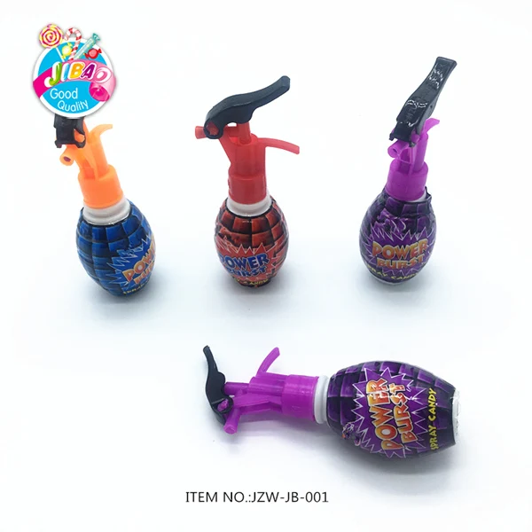 Wholesale Sour Sweet Liquid Candy Power Burst Hand Grenade Spray Candy ...