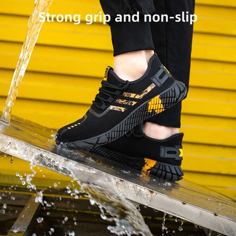 Diansen Spring Work Safety Shoes Low-cut Wear-resistant Comfortable ...