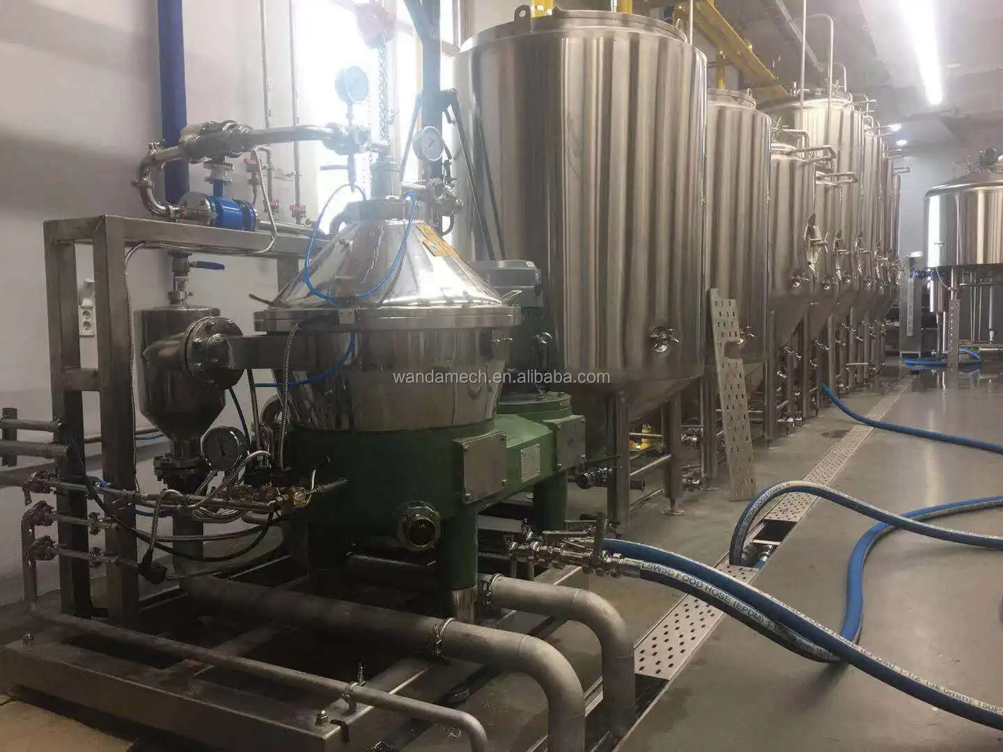 DHC500 Automatic Disc Stack Centrifuge for Yeast Separation