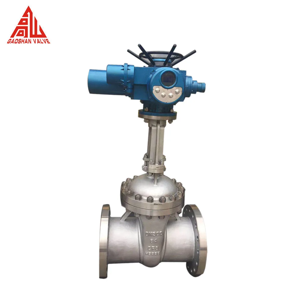 Dn300 Pn64 Electric Gate Valve SS 304 - CF8 Stainless Steel