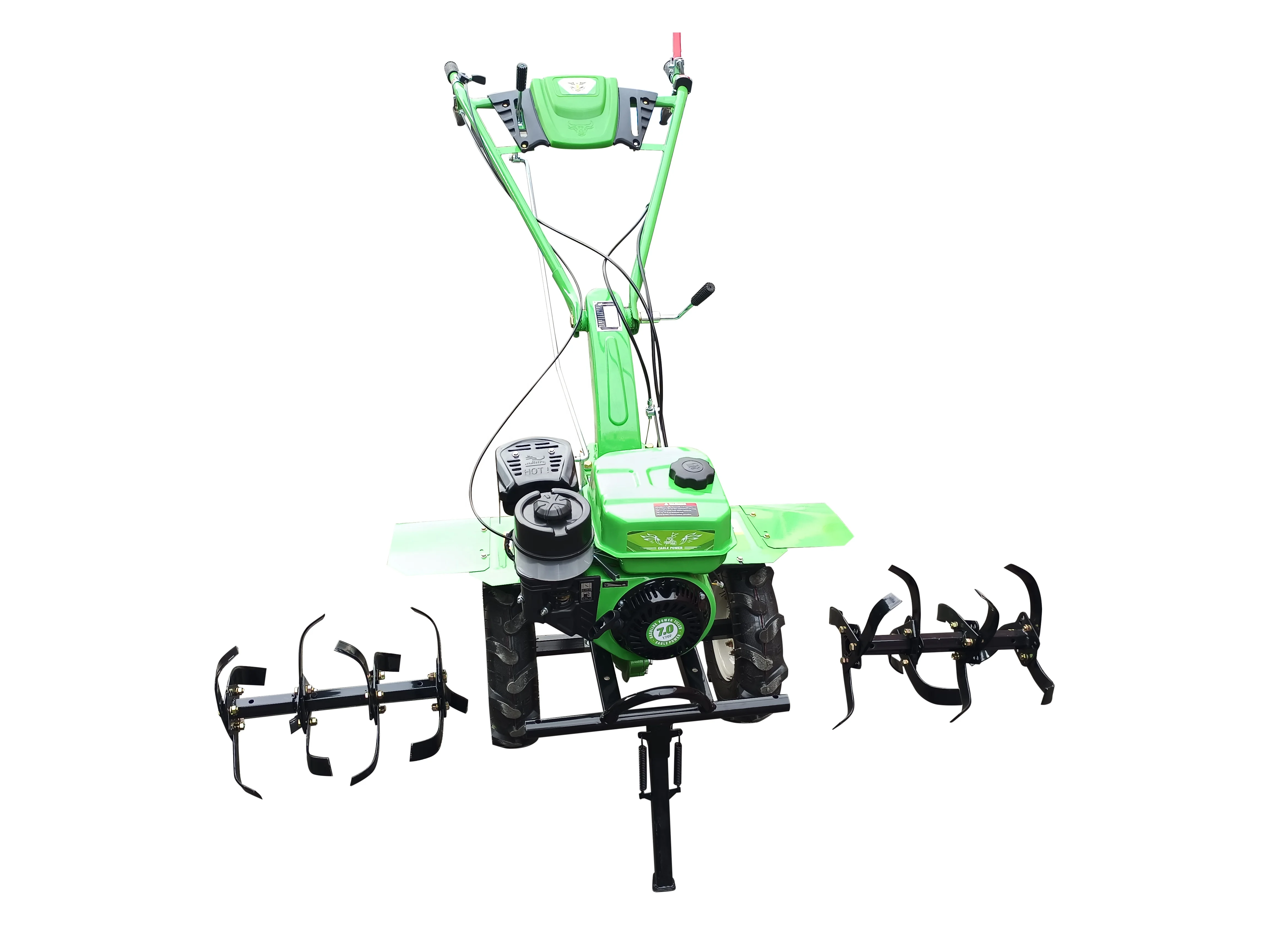 7hp Gearbox Drive Garden Rotavator Cultivator Tiller Agricultural ...