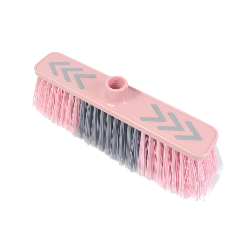 Home Indoor Colorful Hard Plastic Broom Chinese Broom Push Brush for ...