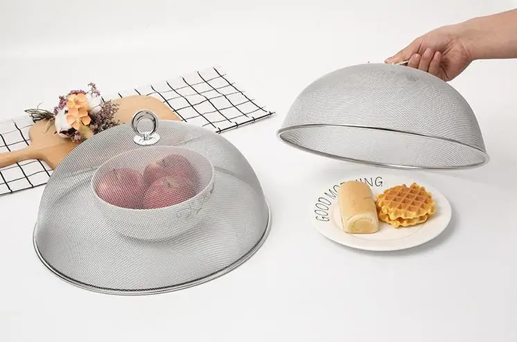 Stainless Steel Mesh Food Cover Umbrella Food Covers - Buy Food Cover ...