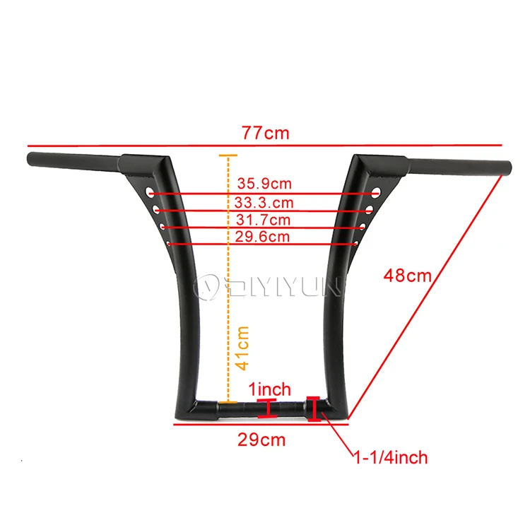 Custom Motorcycle Monkey Ape Hangers for Harley Sportster