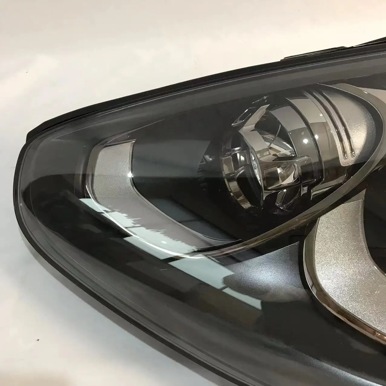 Gfkj Bumper Spoiler Grille Headlights For Porsche Cayenne 2015-2017 Oem ...