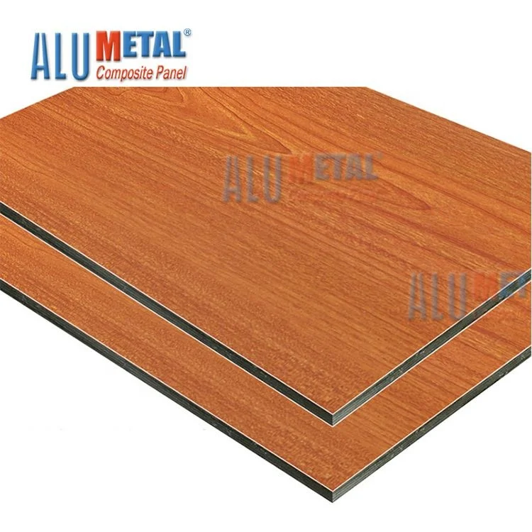 Alumetal Alucobond Wood Color 6mm 4mm Acp Acm Plate Decorative ...